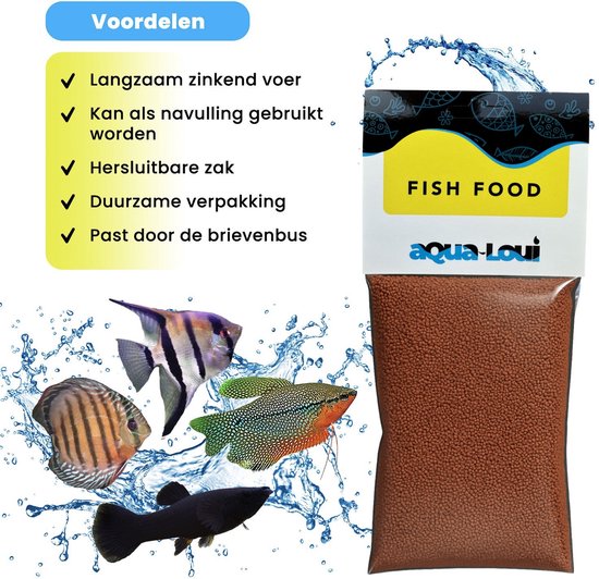 Aqua-Loui® - Visvoer - Tropisch Vissenvoer – Granulaat (Granules ...