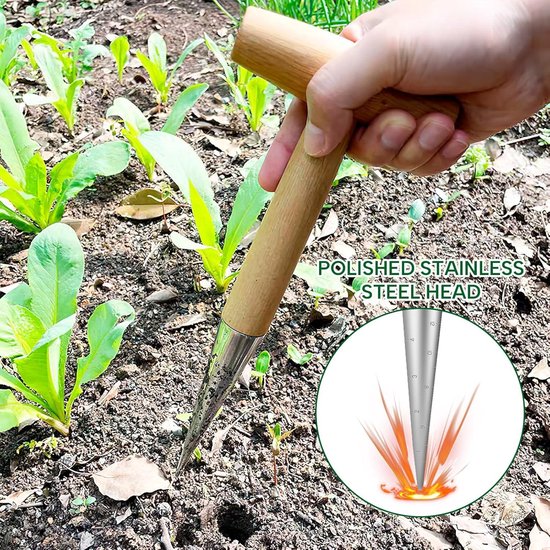 Bloembollen-plantengereedschapsset voor uienplant met kalibratie ...