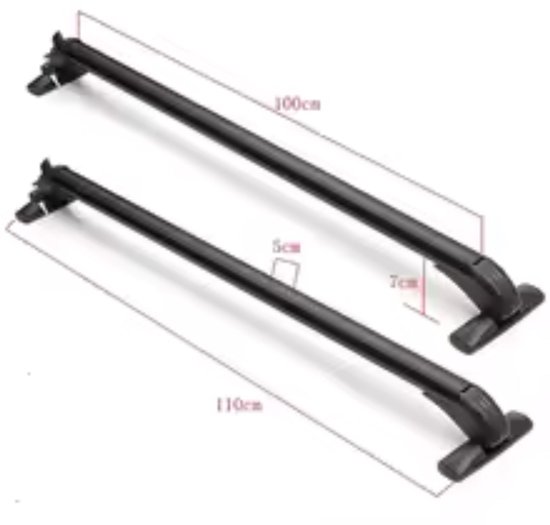 Dakdragers Universeel - Dakrek - Dakkoffer - 110cm - Extra Stevig ...