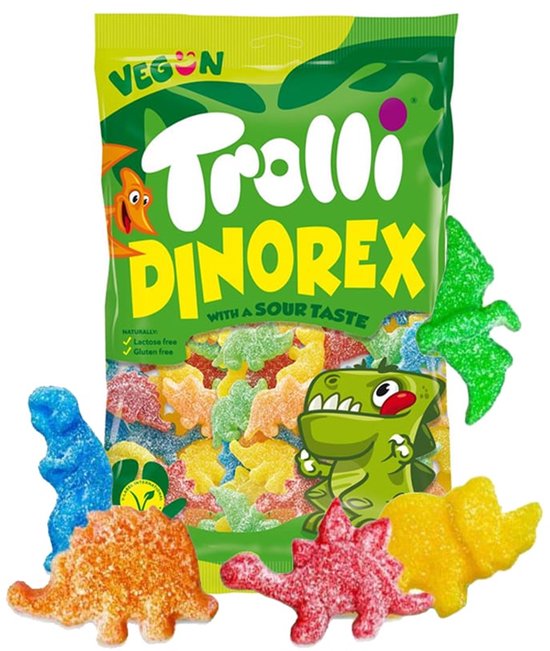 Trolli Zure Dino Rex - 1 kilo | bol
