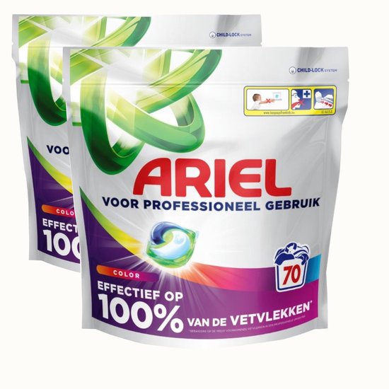 Ariel All in 1 Pods Color - 2x70 Wasbeurten - Voordeelverpakking | bol
