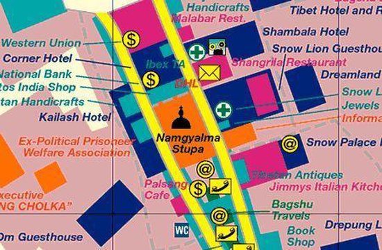 Dharamsala / McLeod Ganj. Tourist Map | bol.com
