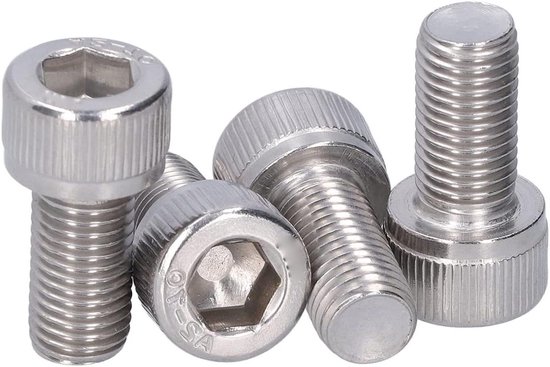 Zeskantbout 4-delige inbusschroef 125 mm fijne steekbevestiging (M10*20 ...