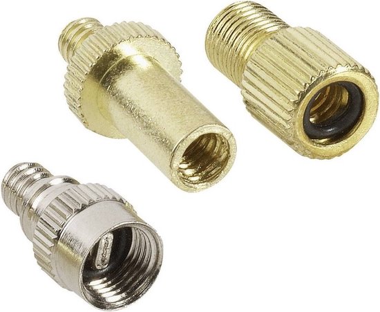 2x Verloopnippel Fiets Set - Frans Ventiel Verloopstukje - Fietsventiel ...