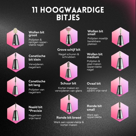 Beeperfect Elektrische Nagelvijl Ultimate Edition - Manicure & Pedicure ...