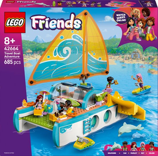 LEGO Friends Avontuurlijke Bootreis Boot Speelgoed voor Kinderen ...