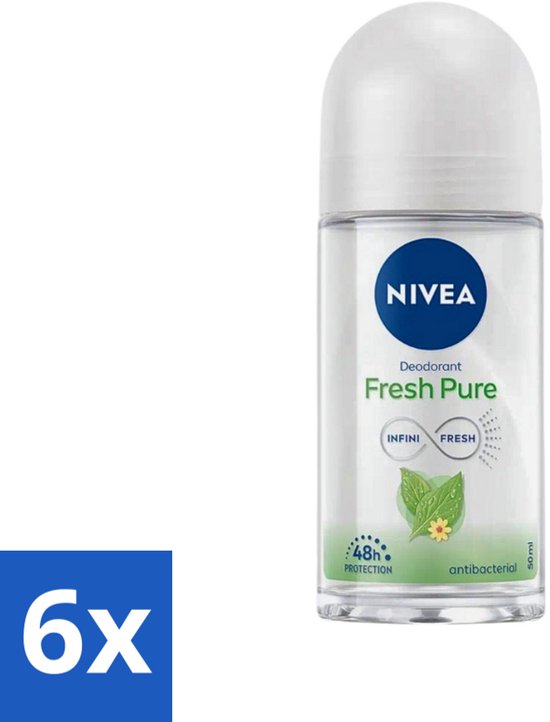 Nivea - Deodorant - Roller - Fresh Pure - 48 Uur Lang Werkend - 50 ml -... | bol