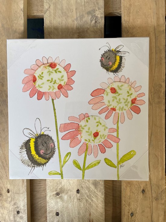 Alex Clark Canvas Bee Medium - Canvas doek Bijen | bol