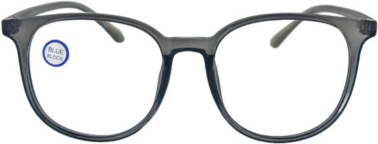 Fangle Computerbril Big Round Gray +1.0 | bol