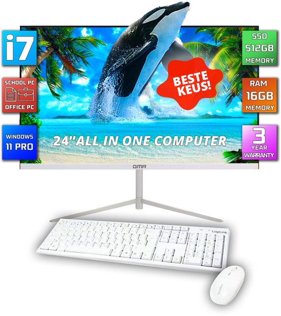 GMR All in One Desktop Computer met snelle Intel i7 | Ultra Smart ...