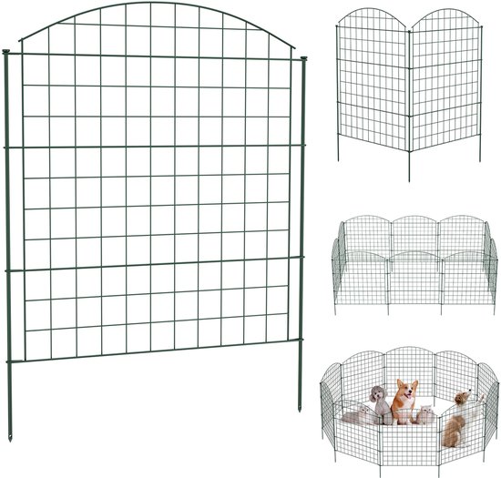 Vijverafrastering Tuinafrastering Plug-in afrastering voor honden ...