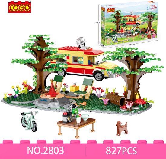 Cogo Camper Bouwset – Constructiespeelgoed – Model 2803 | bol