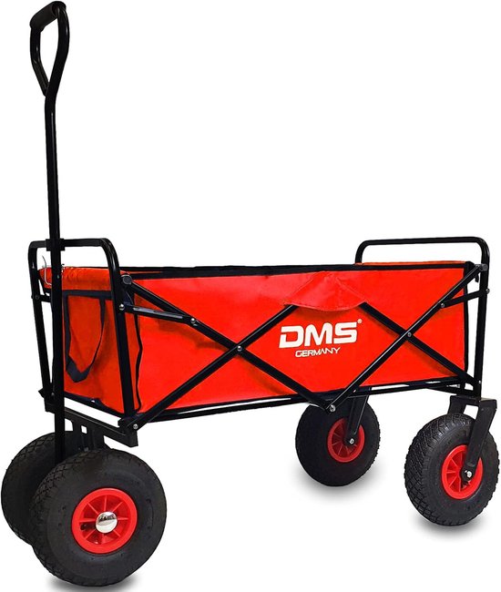 Bolderkar voor Tuin en Transport met Luchtbanden – Opvouwbare Handwagen ...