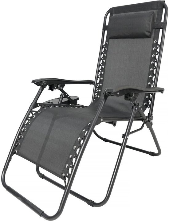 Tuinstoel relax stoel tuin verstelbaar zero gravity loungestoel "Sintra ...