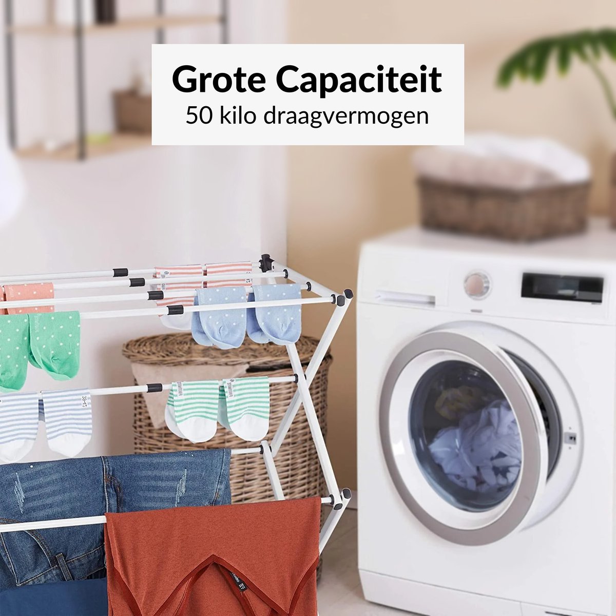 DryMate Droogrek Inklapbaar - Wasrek Inklapbaar - Wasrek Hangend ...