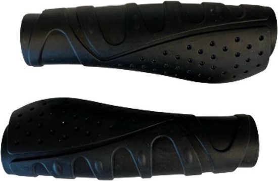 Handvat - handgreep - voor fiets - zwart - diameter 22 mm - 2 stuks ...