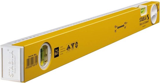 Stabila Type 80 T 18879 Telescopische waterpas 105 cm 1.0 mm/m | bol