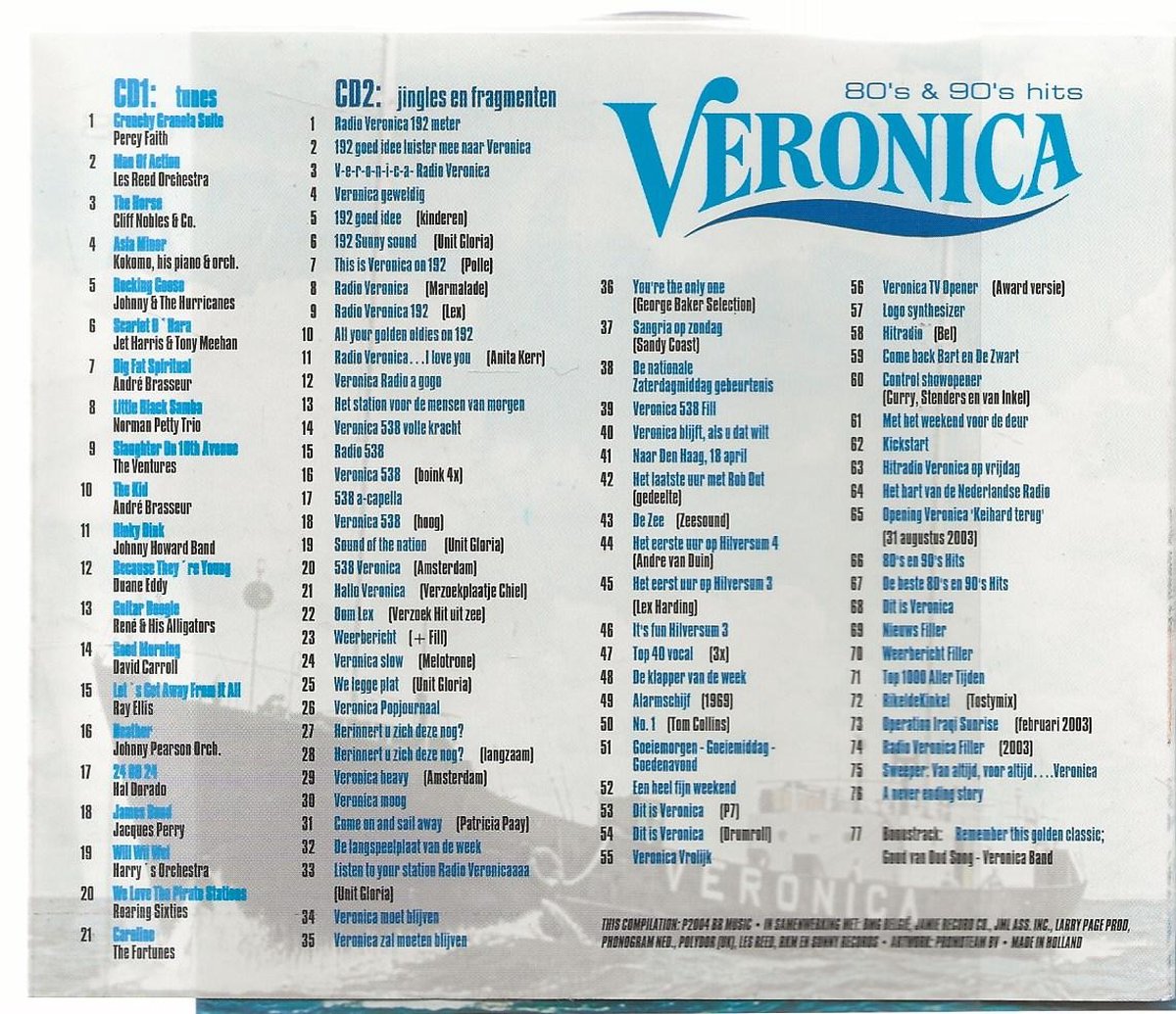 VERONICA HITS + 77 jingles, zie foto | Muziek | bol