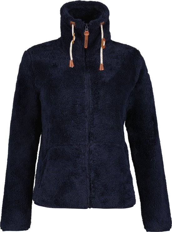 ICEPEAK COLONY Teddy Vest Dames-Dark Blue-M | bol
