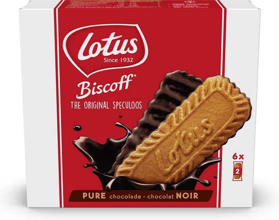 Lotus Biscoff speculoos met pure chocolade (2stx6) | bol