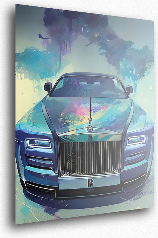 Rolls Royce poster - Luxe Metalen Wall Art 64 / 45 cm. | bol