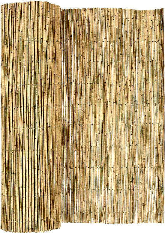 Riet Mat op rol 300 x 200cm - Classic Naturel - rieten balkonscherm ...