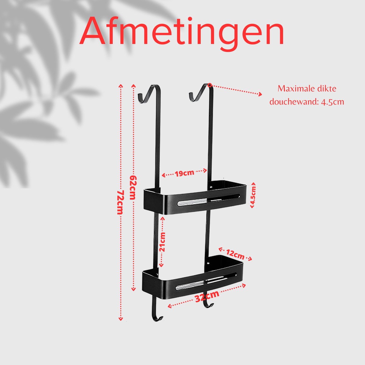 Doucherek zonder boren – Doucherek Hangend – Hangend Douchemandje ...