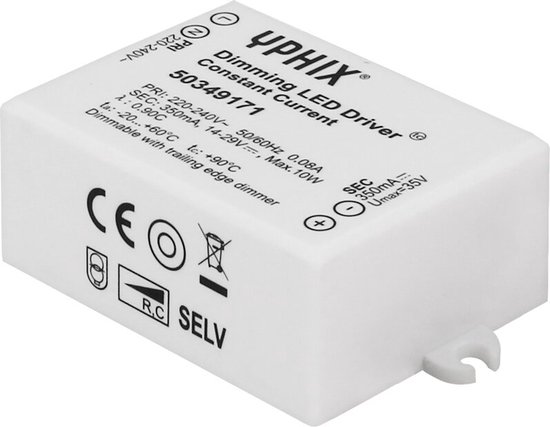 LED Driver 350mA Max. 10W 14-29V dimbaar | bol