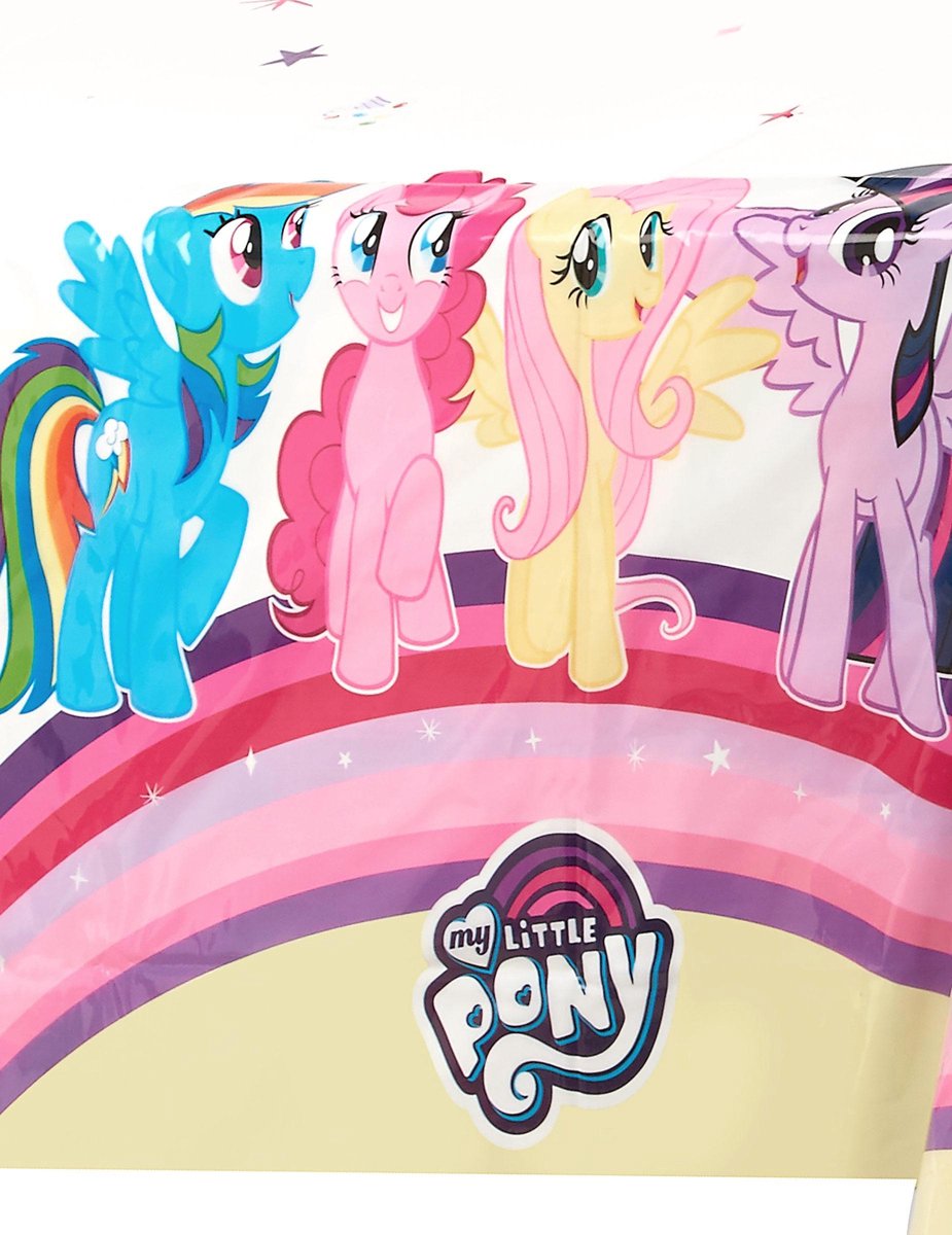 AMSCAN - Plastic tafelkleed My Little Pony - Decoratie > Tafelkleden ...