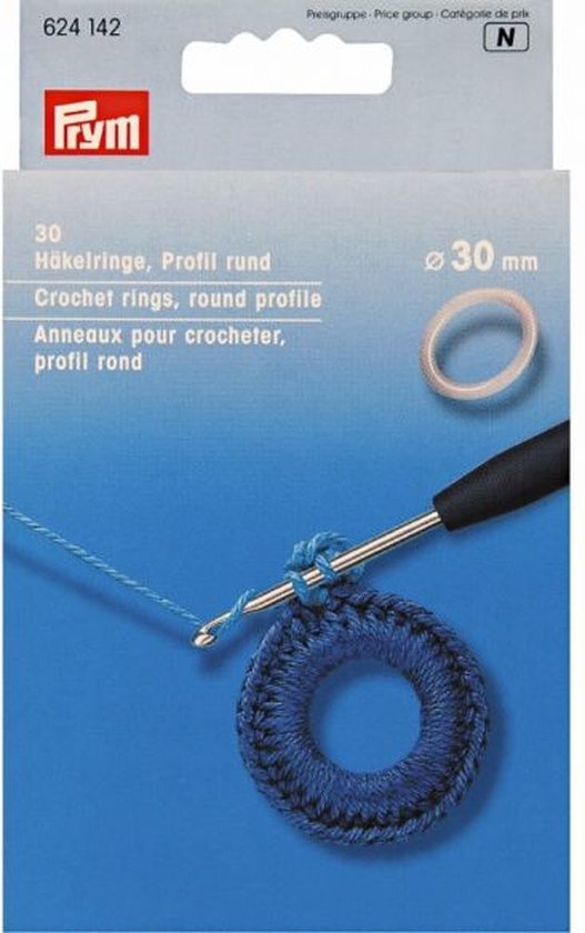 Prym Haakringen Kunststof rond 30 mm 30 stuks | bol