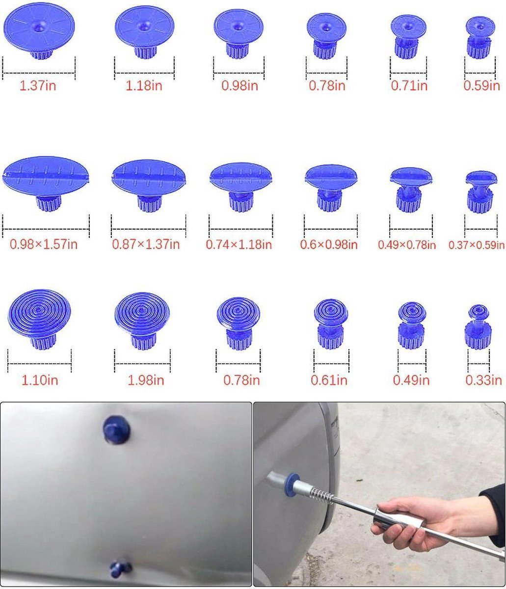 Uitdeukset - Deukentrekker - Zuignap - Slagtrekker - Auto deuk remover ...