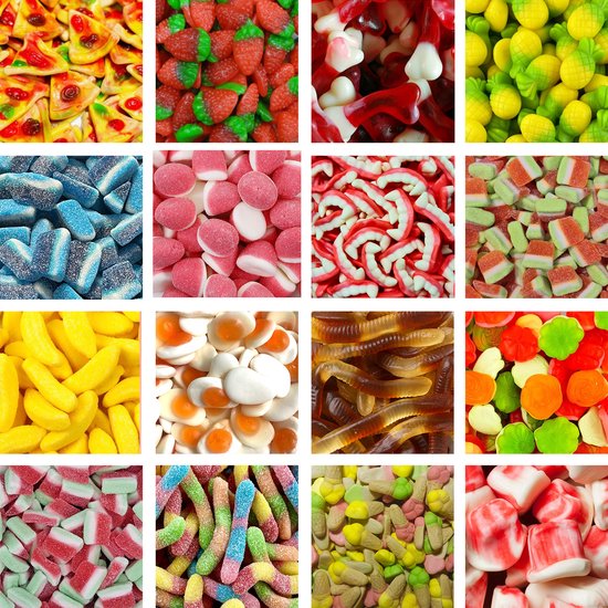 Mijn Snoepgoed - Halal Gemixte Snoep - 500 Gram - Zoet Zuur ...