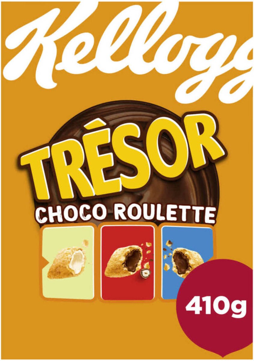 4x Kellogg's TRESOR Choco Roulette 410 gr | bol