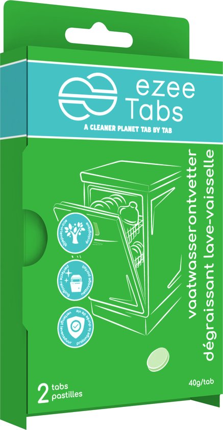 EzeeTabs Vaatwastabletten - Reinigingstabletten - 2-Pack - Cleaning ...