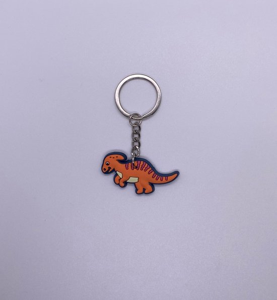 Oranje - Dino - Sleutelhanger | bol.com