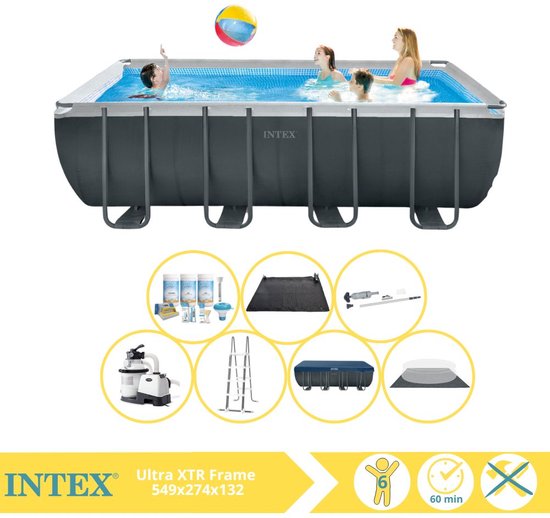 Intex Ultra XTR Frame Zwembad - Opzetzwembad - 549x274x132 cm ...