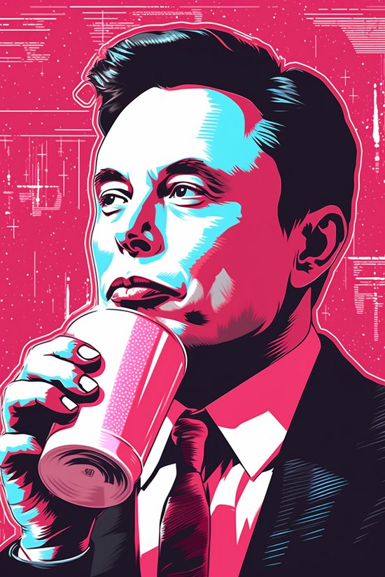 Elon Musk Poster - Elon Art - Musk - Tesla - Elon Pop Art - posters ...