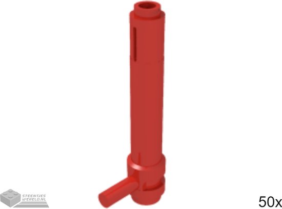 50x LEGO 87617 Rood, 50 stuks | bol.com