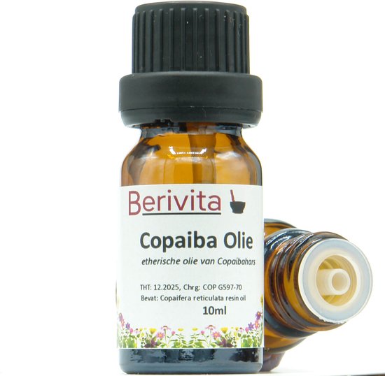 Copaiba Olie 10ml - 100% Etherische Copal Resin Oil - Copaibahars Olie ...