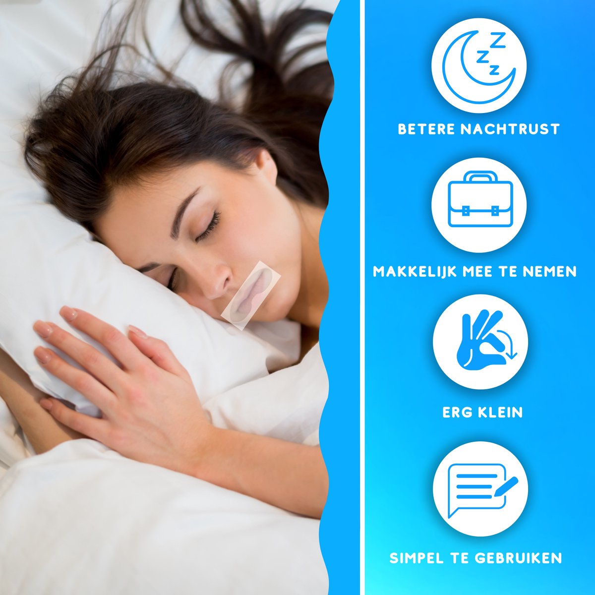 Mond tape - Anti snurk - Snurken - Anti snurk producten - Mouth tape ...