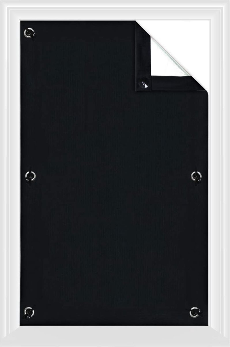 Greatime Rideau occultant 100 % avec ventouse pour chambre à coucher ...