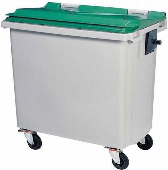 Rossignol Korok grijze polyethyleen afvalcontainer in 2 verschillende ...