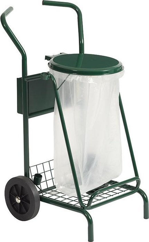 Mobisac mobiele afvalcontainer 110L met wielen van massief rubber van ...