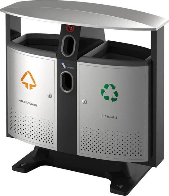 Buitenafvalbak afvalscheiding-batterijen | bol