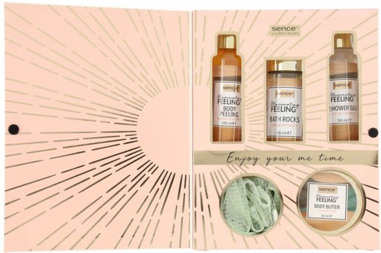 Sence Collection geschenkset Wellness Book Radiance Boost Douchegel 100 ...