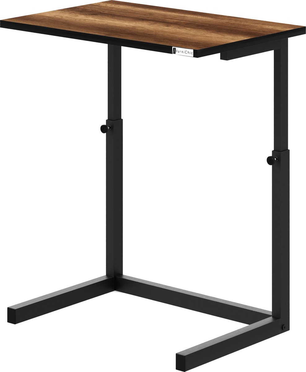 FurniChic Laptoptafel - Houten in Hoogte Verstelbare Laptoptafel ...