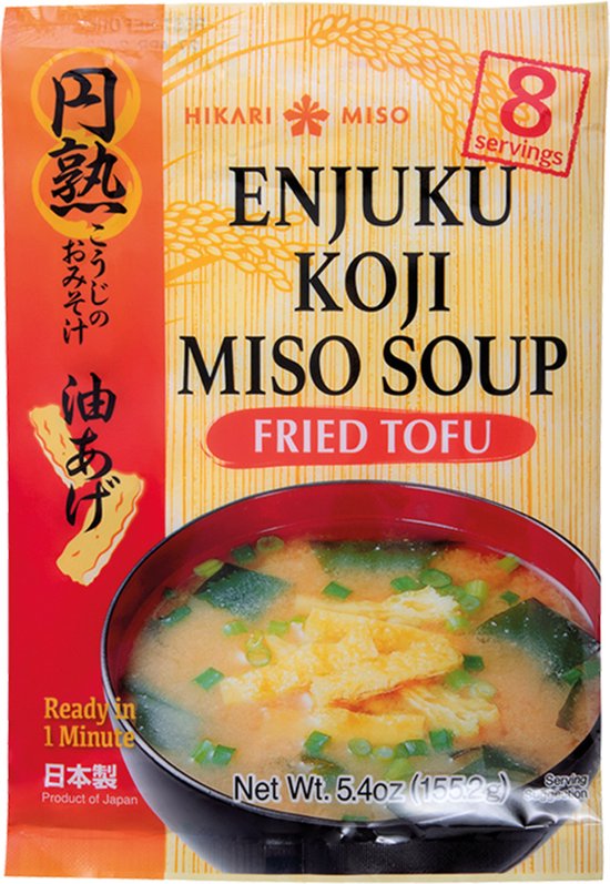 Hikari Enjuku Koji Instant Miso Soep Gebakken Tofu 155 g | bol