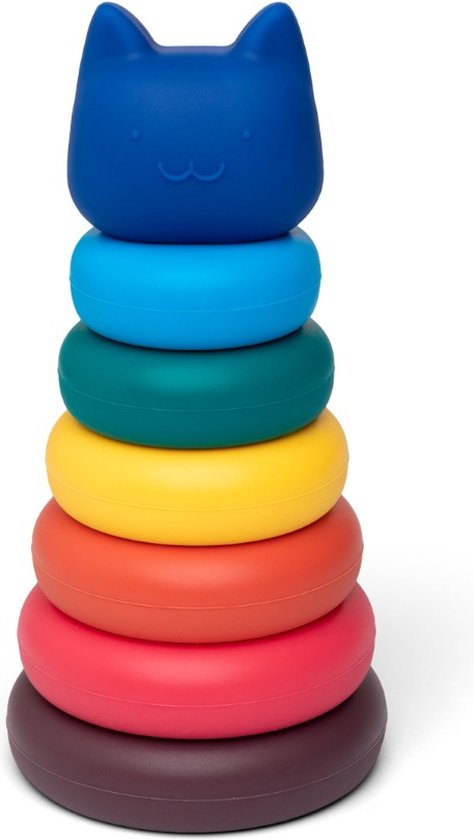 Little L Stapeltoren Kat Levendige Kleuren | bol
