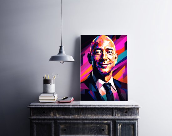 Jeff Bezos Poster | Amazon Poster | CEO Poster | Poster Bezos | Pop Art ...