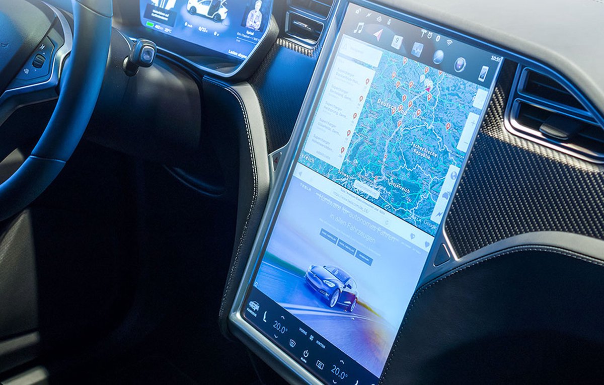 Baseus Tesla Model S Accessoires Scherm tempered Glas Kristal 0.3mm ...